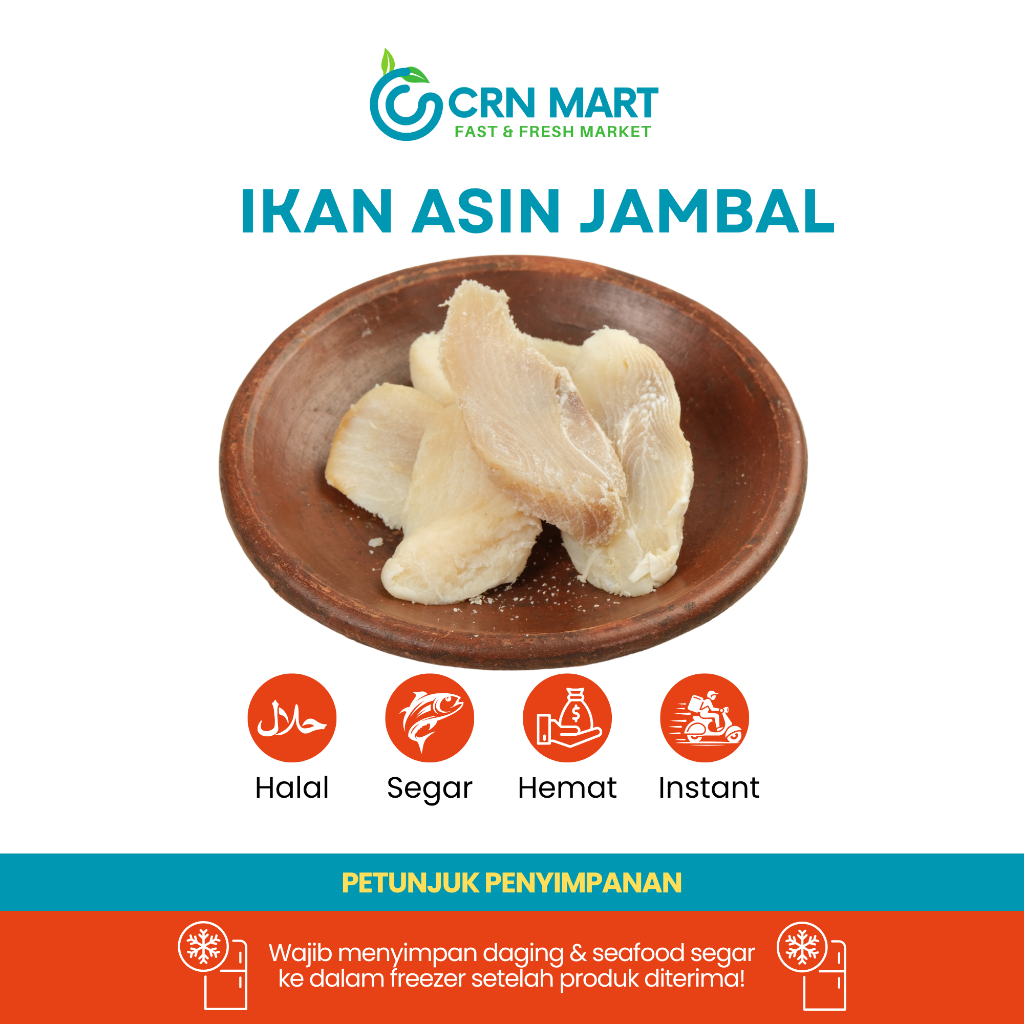 Jual CRN MART - Ikan Asin Jambal Roti/Seafood Kering/Ikan Asin Jambal ...