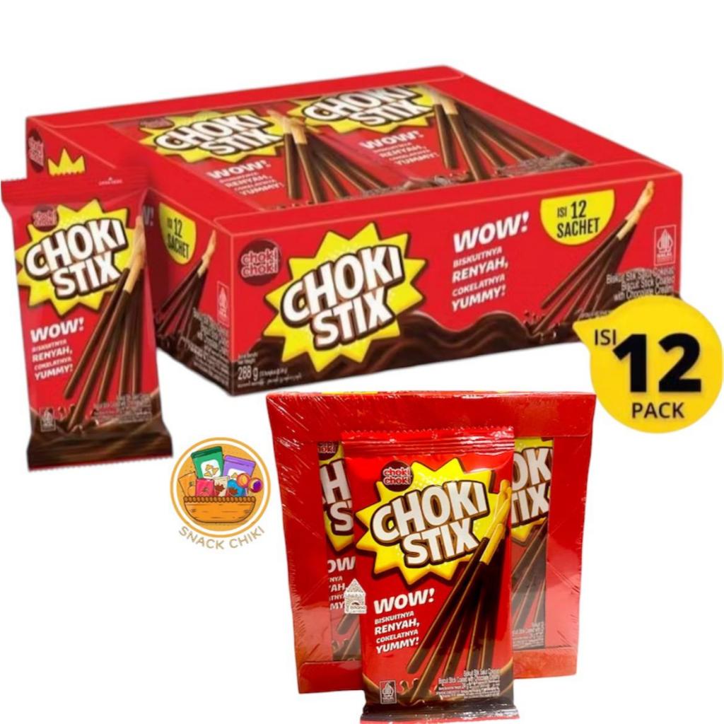 Jual Choki Choki Stix Biskuit Cokelat (isi 12pcs) | Shopee Indonesia