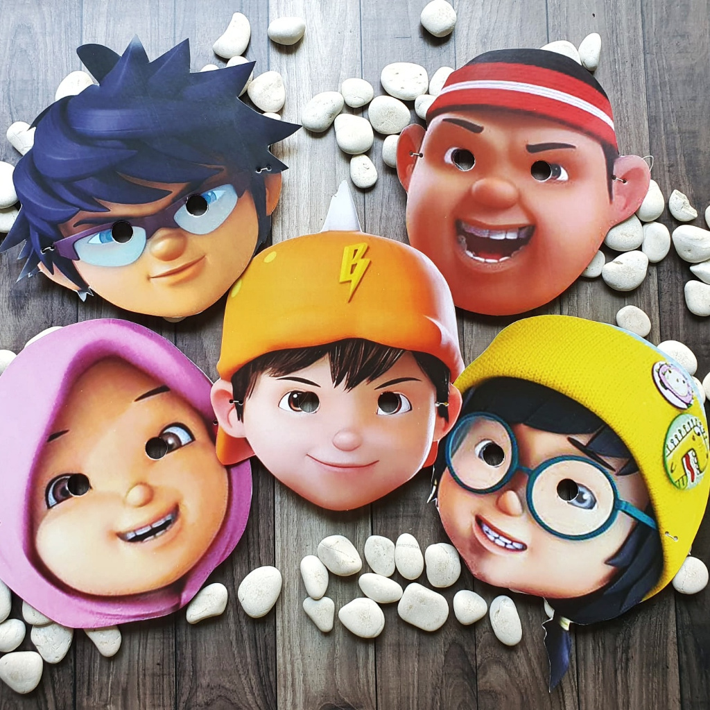 Jual Boboiboy Topeng Pesta Mask Birthday Aksesoris Ulang Tahun Props ...