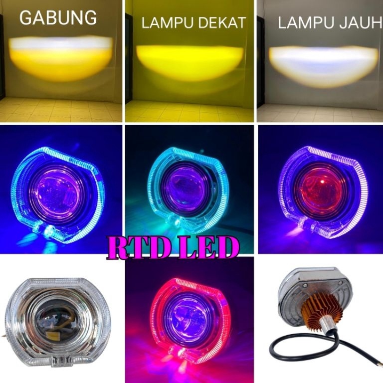 Jual KODE E4B4 Lampu Utama Projie Biled Projie Ala Ala Biled 45 Inch ...