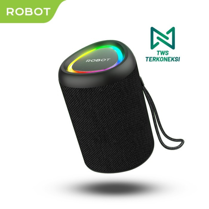 Jual ROBOT RB120 Speaker Bluetooth 5.3 RGB Waterproof IPX4 1200mAH ...