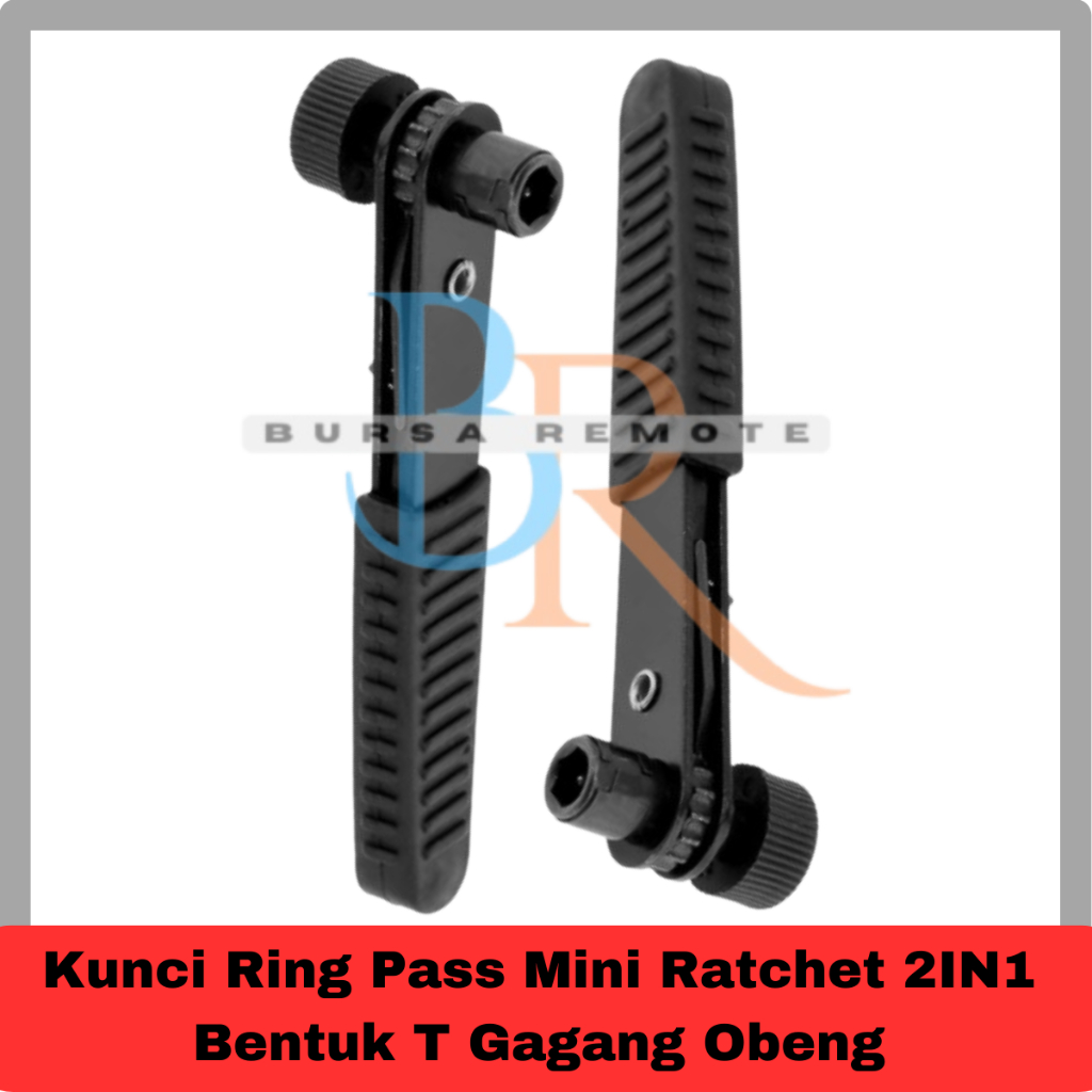 Jual Kunci Ring Pass Mini Ratchet 2IN1 Bentuk T Gagang Obeng | Shopee ...