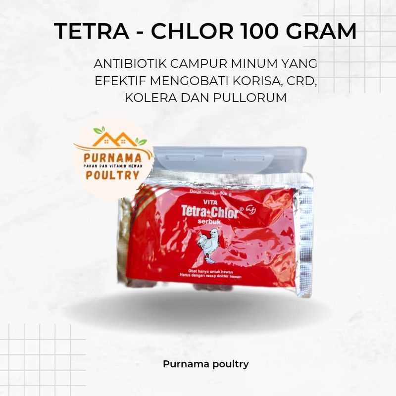 Jual VITA TETRA - CHLOR 100 GRAM MEDION. ANTIBIOTIK CAMPUR MINUM ...