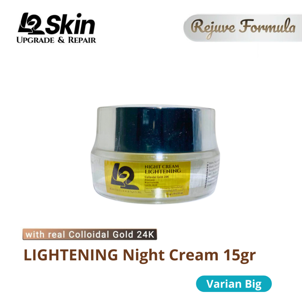 Jual L2Skin - LIGHTENING Night Cream (REJUVE Formula) with Real ...