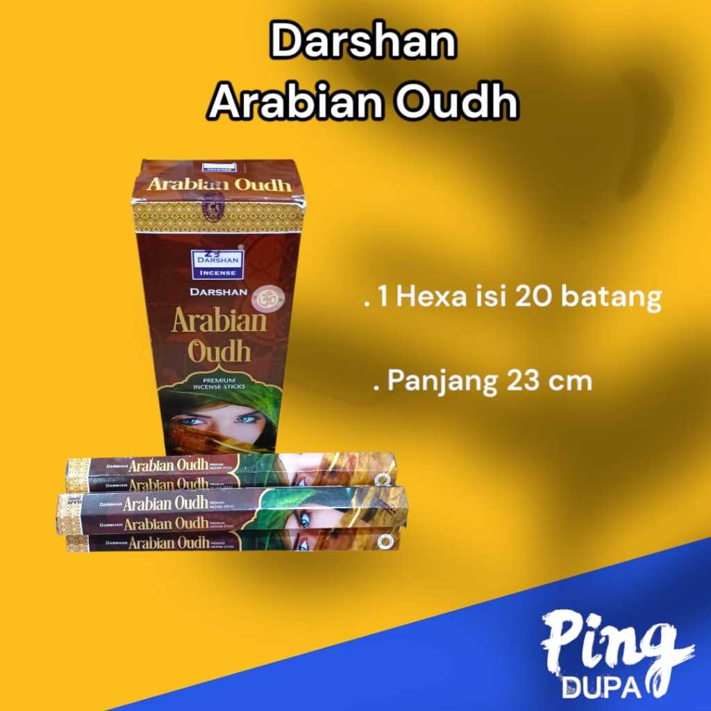 Jual Dupa Arabian Oudh Hexa Handmade Isi 20 Batang | Shopee Indonesia