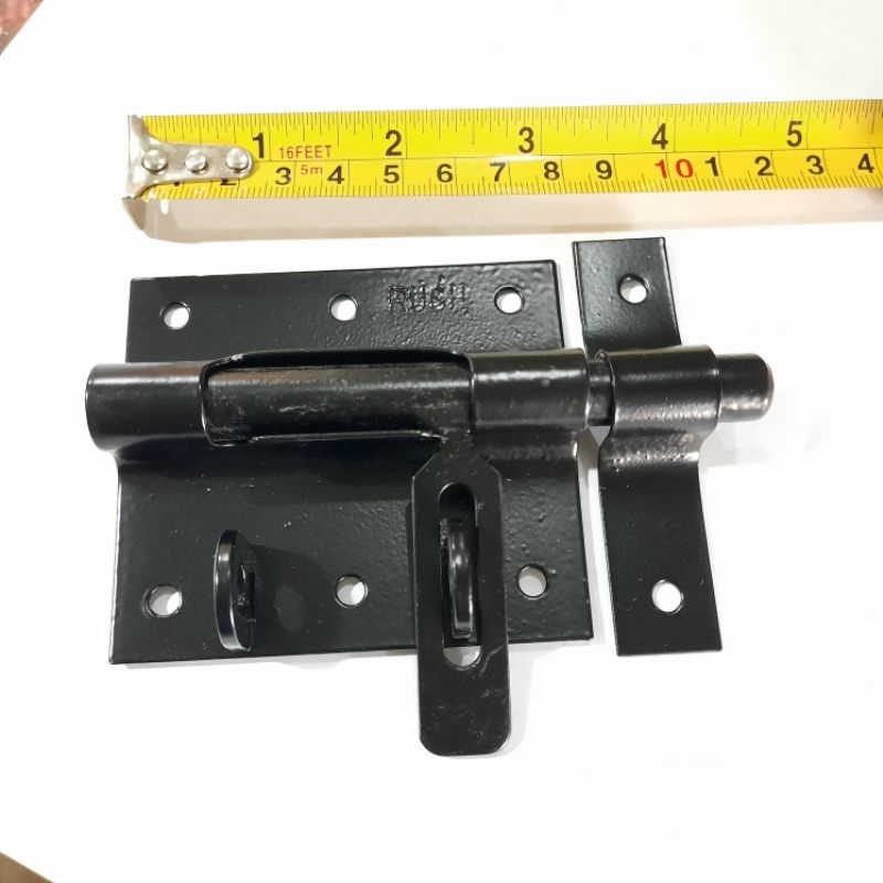 Jual FREE SKRUP - Grendel Pintu 4" Hitam merk Rush bahan Besi / Grendel ...