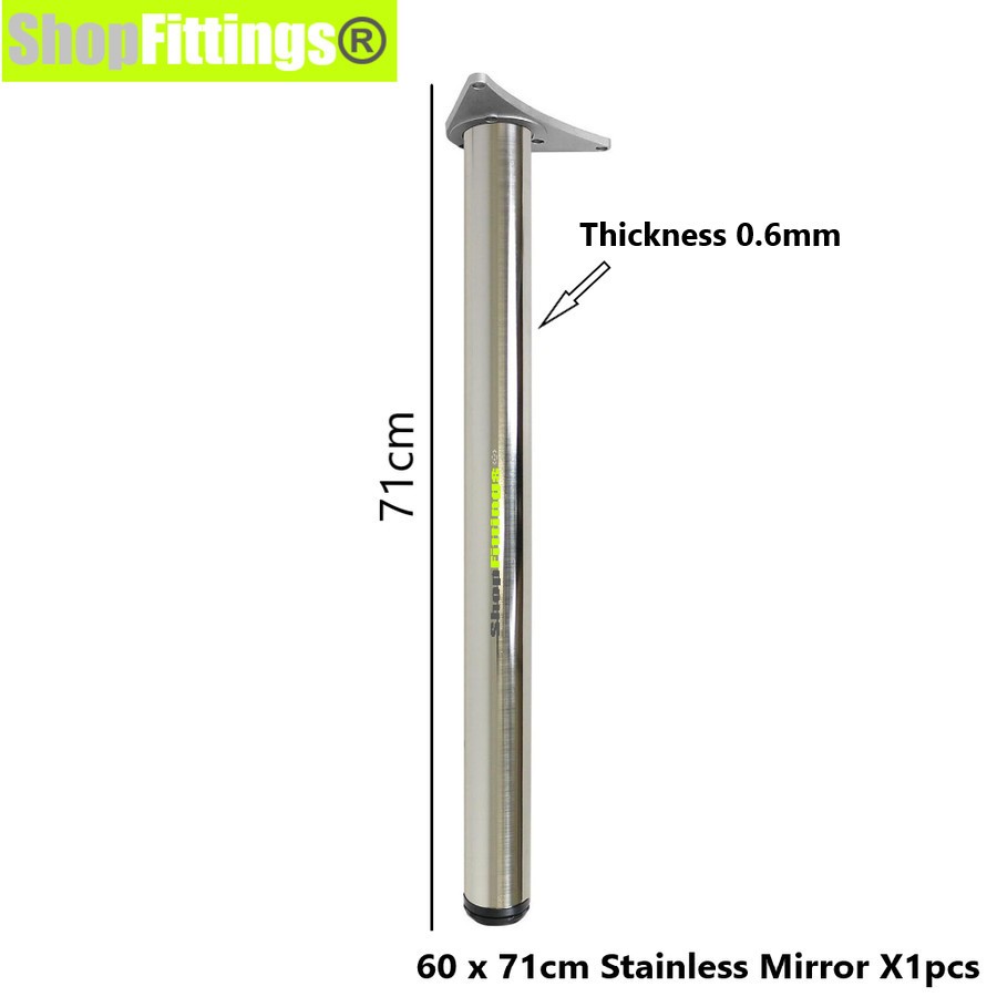 Jual Kaki Meja Bulat Besi Stainless Steel Table Leg Tubular Ø 2⅜" / 6cm ...