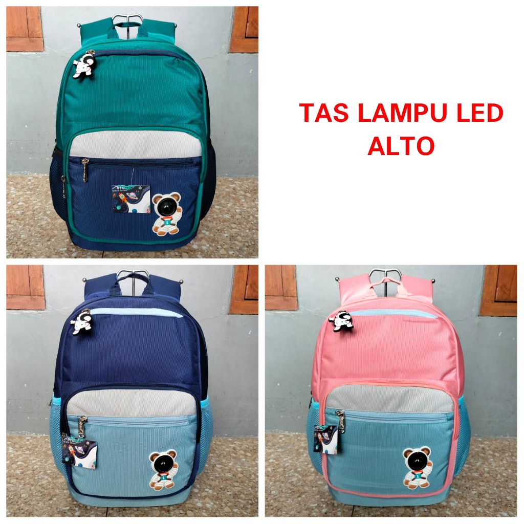 Jual Tas Ransel Backpack Sekolah Anak Alto Original LED Astronot 47558 ...