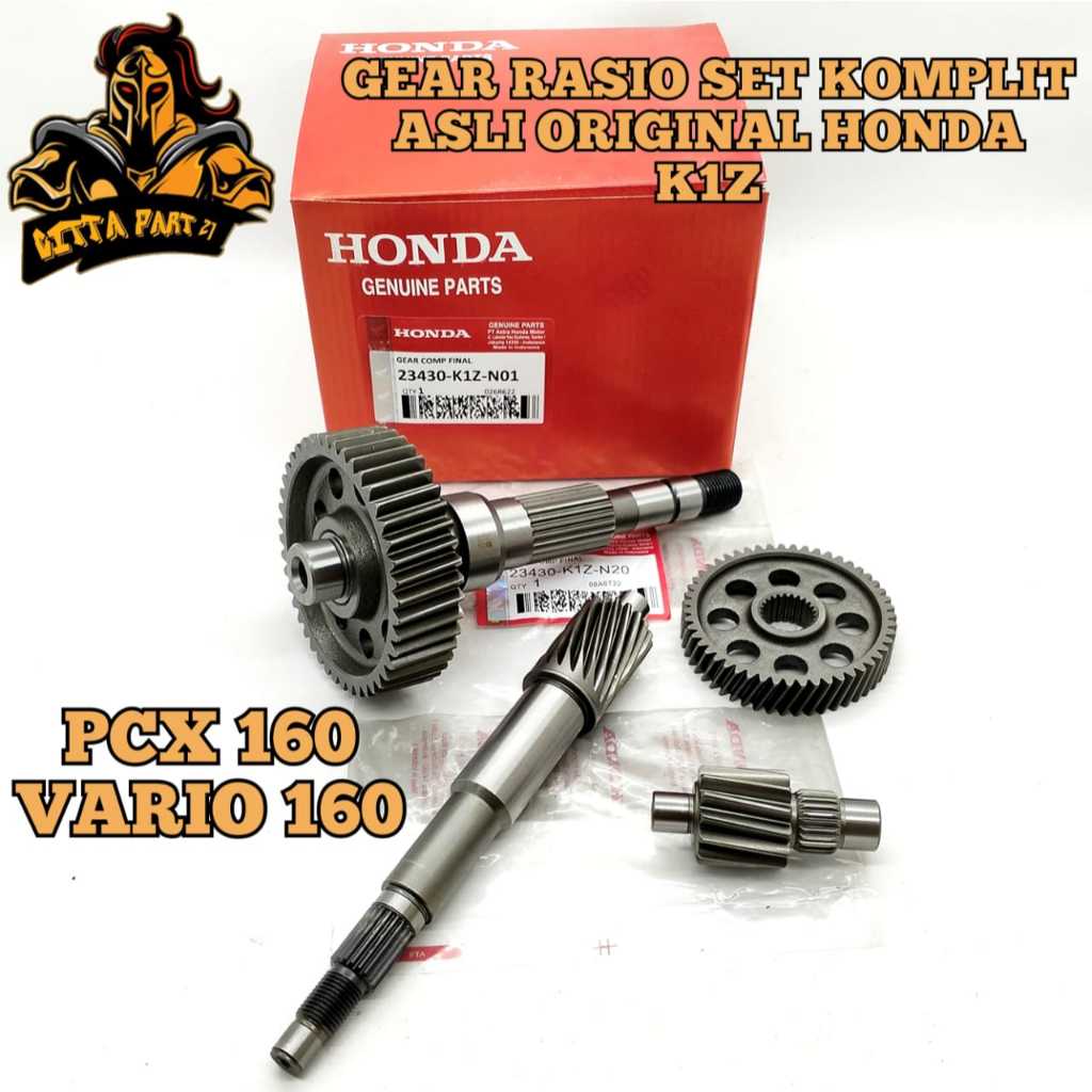 Jual GIGI GEAR RASIO SET KOMPLIT 4 MACAM ASLI ORIGINAL HONDA AHM ...