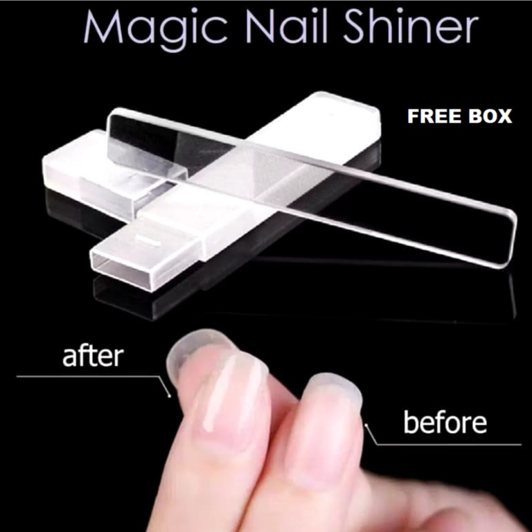 Jual AB85 FREE BOX Pengkilap Kuku Kaca Nano Glass Pengikir Kuku Nano ...