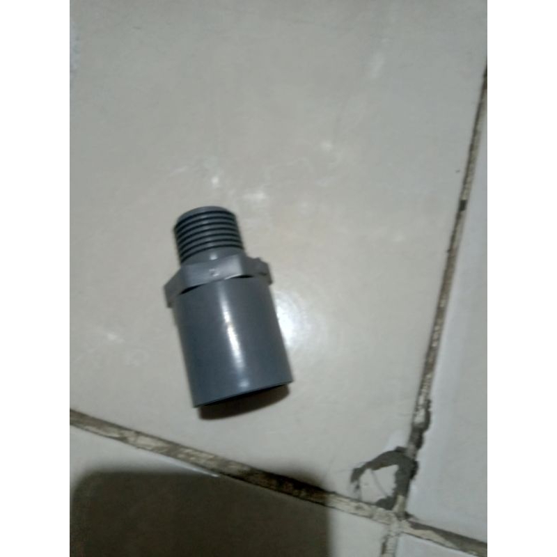 Jual sambungan pipa paralon 1/2inch sok drat luar SDL aw scg | Shopee ...