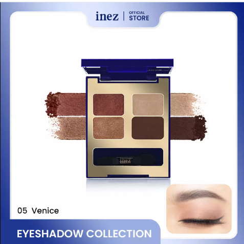 Jual Inez Color Contour Plus Eyeshadow Collection Eye Shadow Pigmented ...