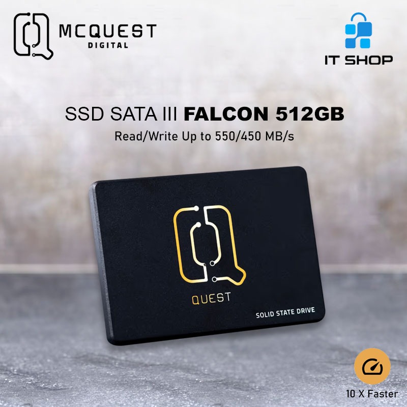 Jual MCQUEST SSD SATA FALCON 512GB | Shopee Indonesia