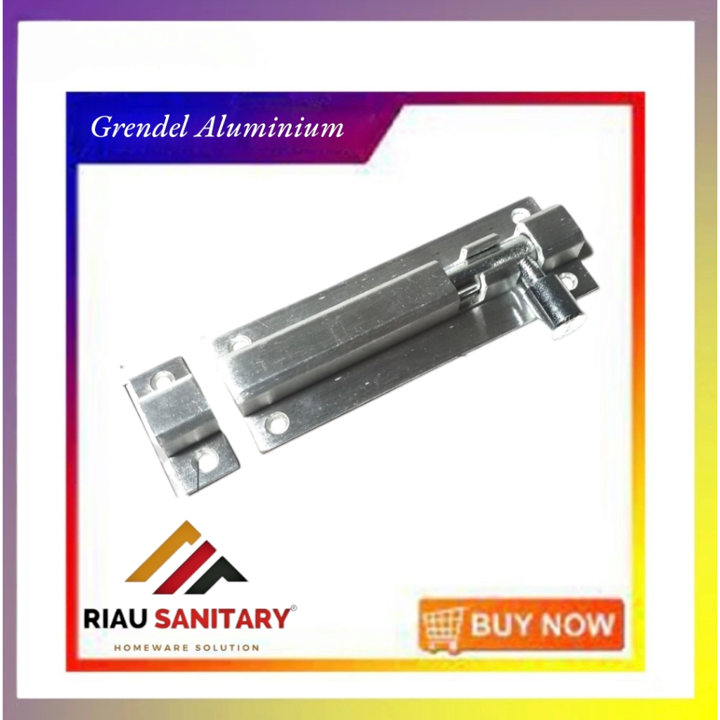 Jual grendel aluminium pintu tebal, grendel jendela aluminium, grendel ...