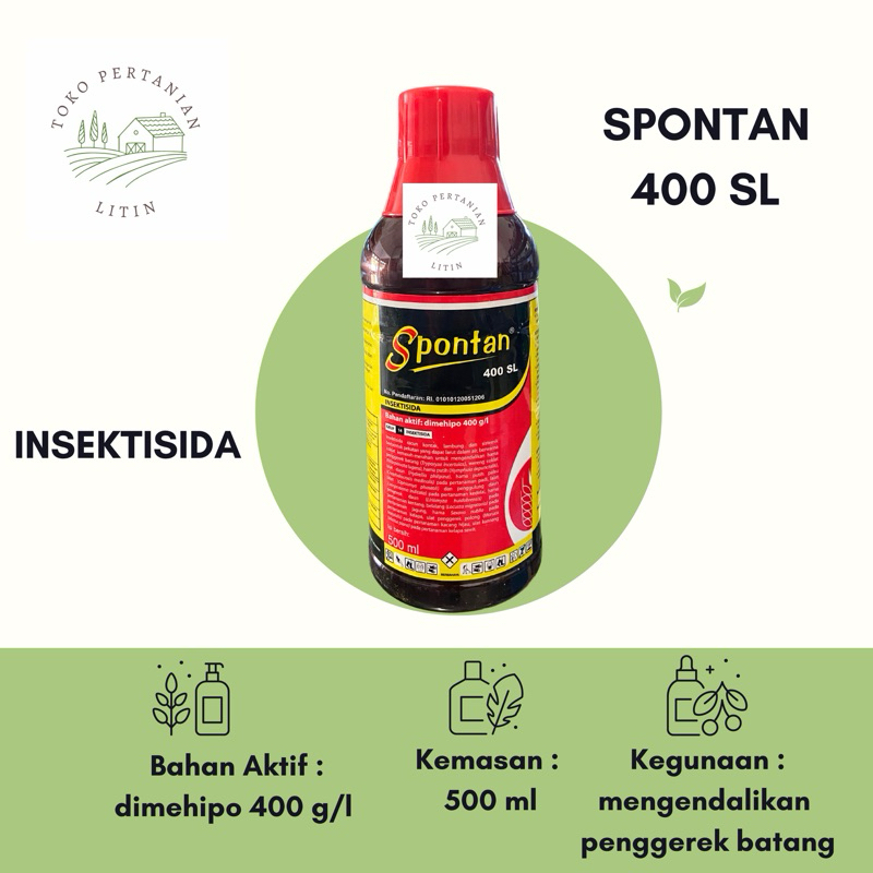 Jual Spontan 400 SL - 500 ml ( Insektisida ) Mengendalikan Penggerek ...