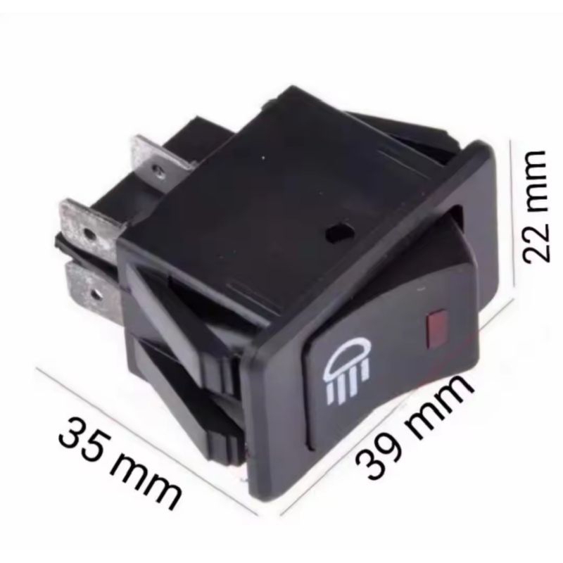 Jual saklar lampu Switch lampu mobil model piano/tombol lamp fog lamp ...