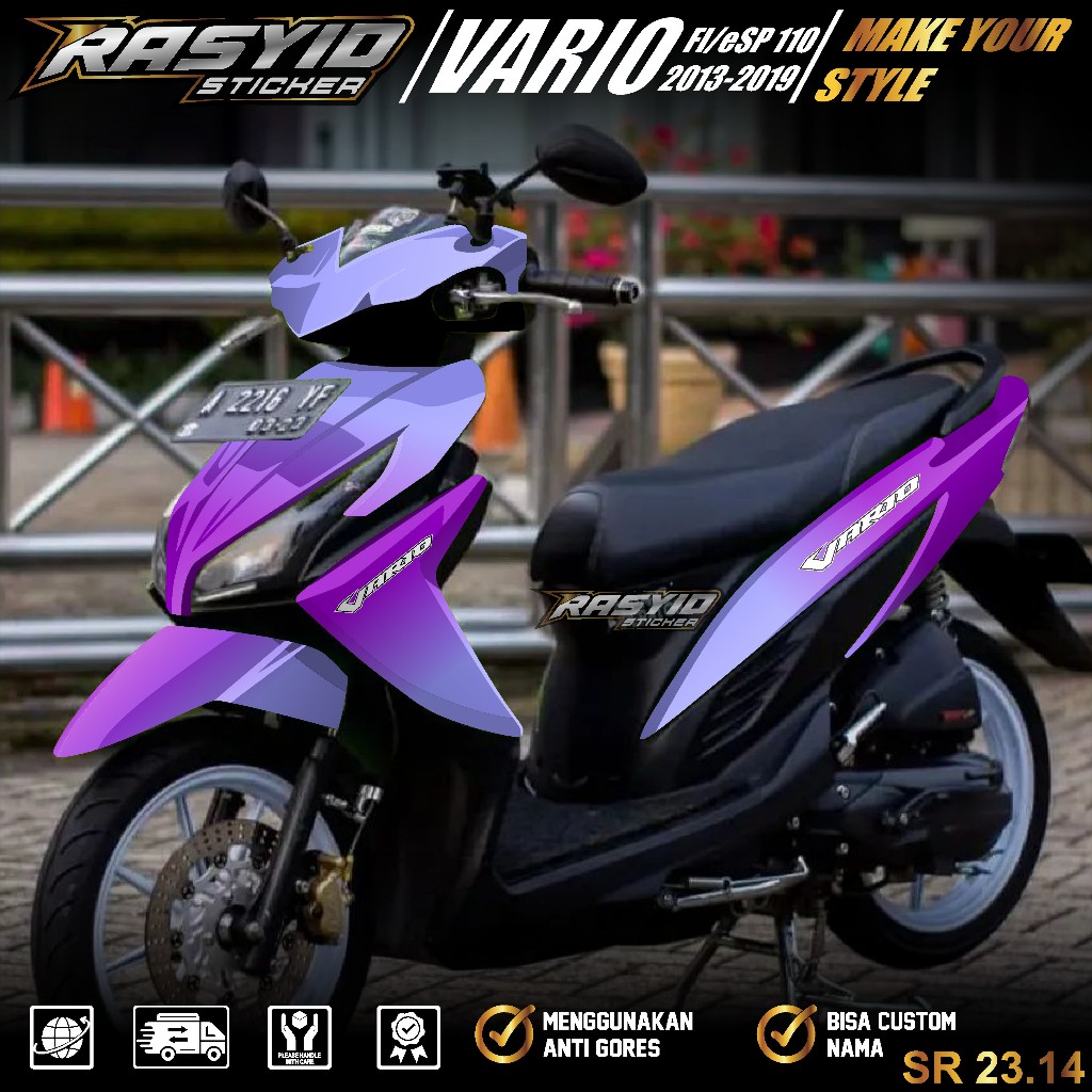 Jual COD Sticker Full Body Vario Led 110 Fi 2013 2014 2015 2016 2017 ...