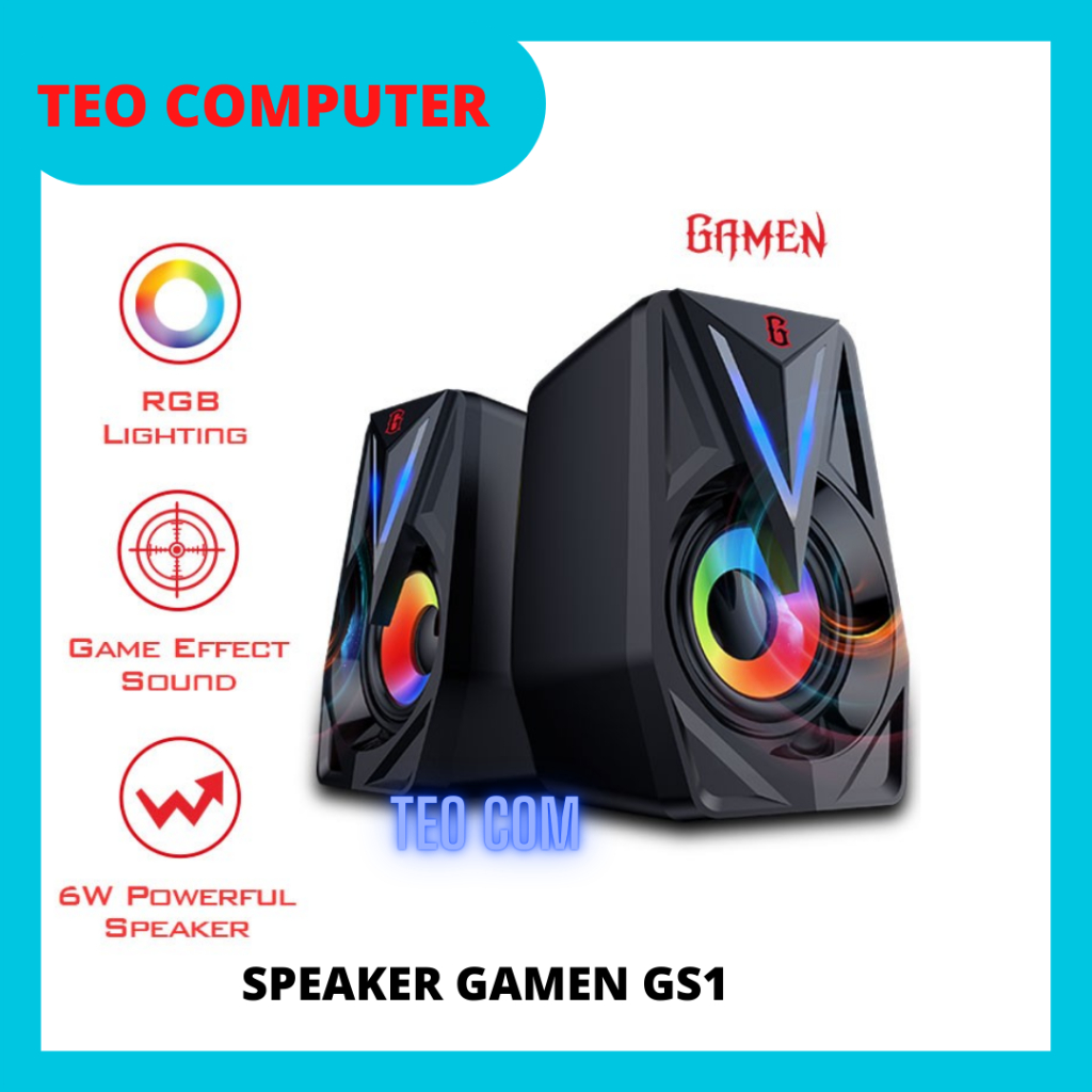 Jual SPEAKER GAMEN GS1 / SPEAKER GAMING / SPEAKER LAPTOP,PC,KOMPUTER | Shopee Indonesia