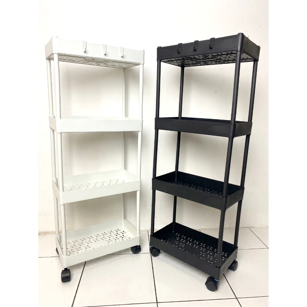 Jual Rak Susun 4 Tingkat Dengan Roda Berbentuk Square - Rak Portable ...