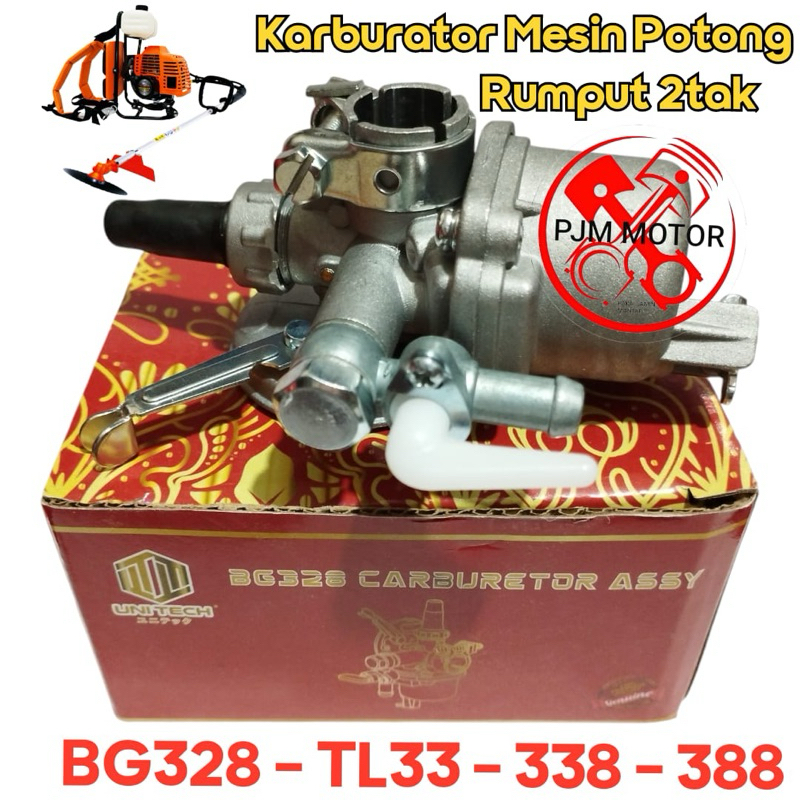 Jual Promo 328 Carburator karburator mesin potong rumput BG 318 338 ...