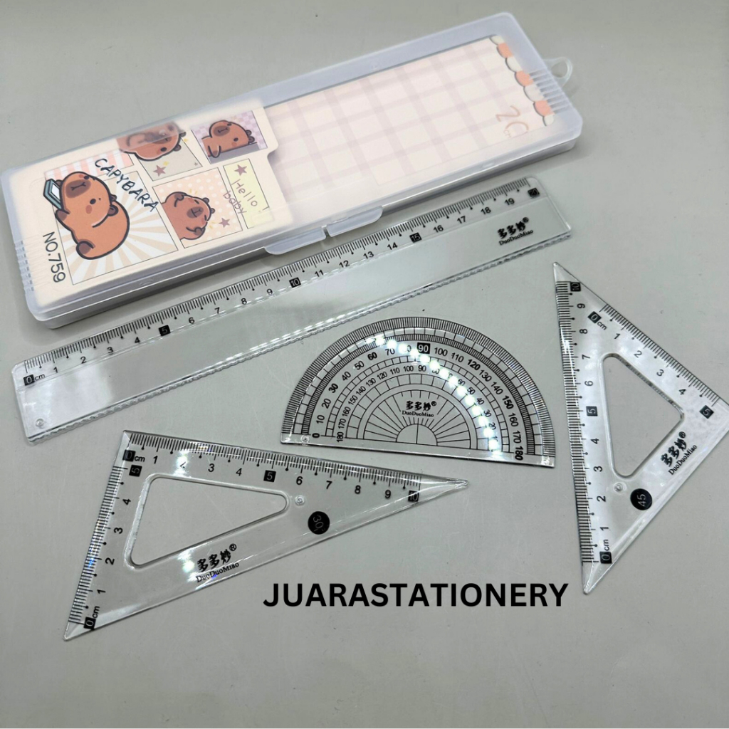 Jual Penggaris Set Capybara (1595) | Shopee Indonesia