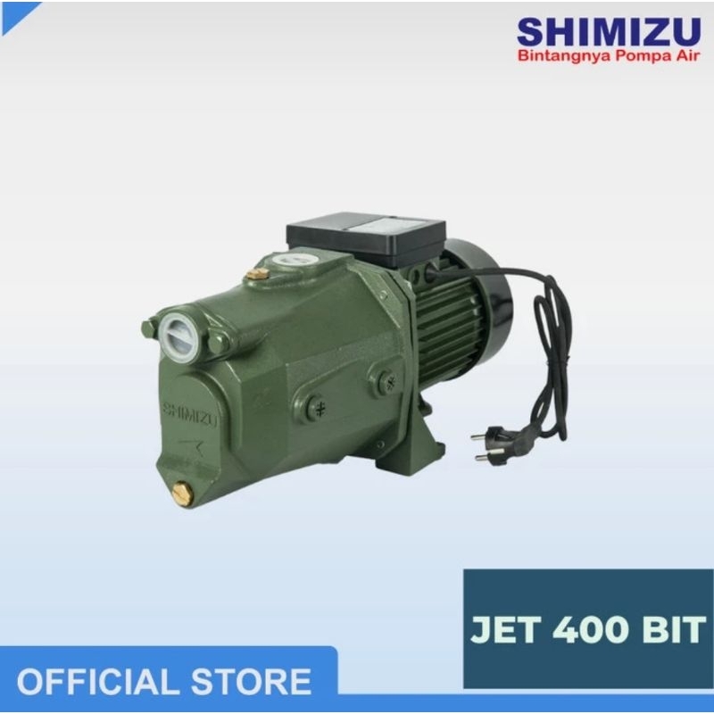 Jual SHIMIZU POMPA AIR SUMUR DANGKAL NON AUTO SEMI JET PUMP JET-400BIT | Shopee Indonesia
