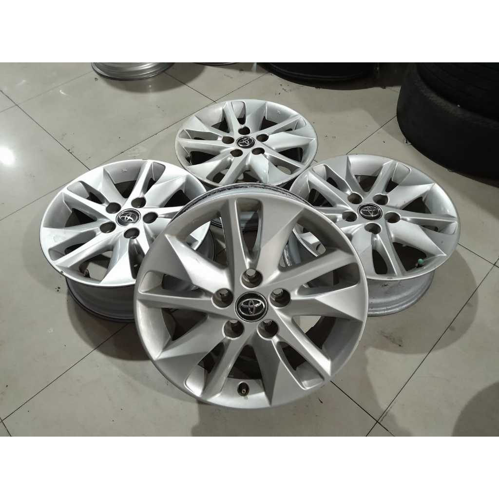 Jual VELG MOBIL BEKAS ONLY ORIGINAL INNOVA REBORN RING 16 ;EBAR 6 ET30 ...