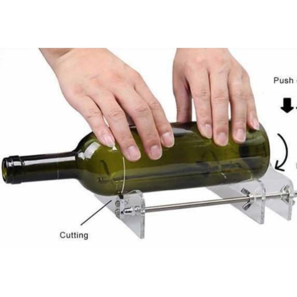 Jual Alat Potong Botol Kaca Bekas Pemotong DIY Praktis Glass Bottle ...