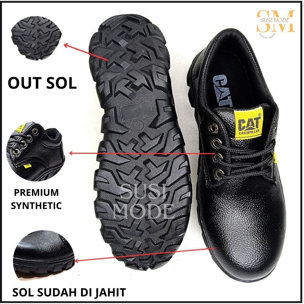 Jual Sepatu Safety Tali Berkualitas Original Pria Wanita Ujung Besi ...