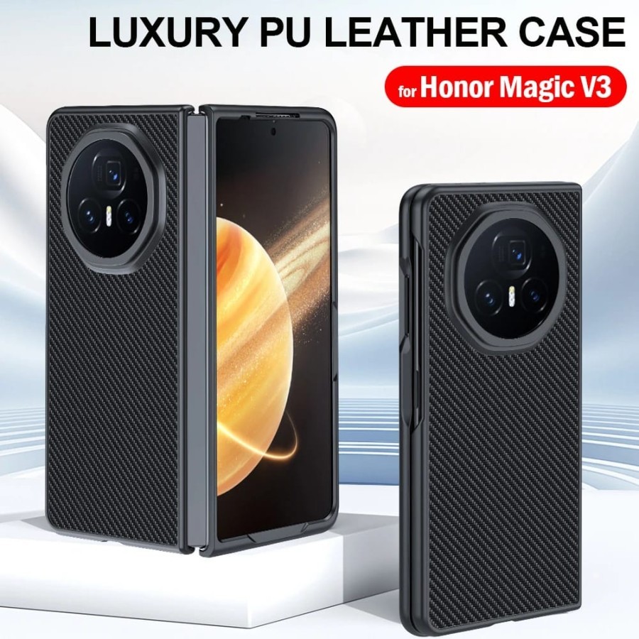 Jual Honor Magic V3 / VS3 Premium Carbon Fiber Leather Case | Shopee ...