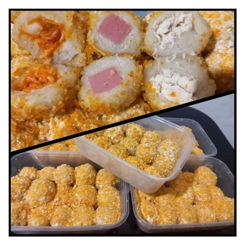 Jual cilok krispi 4 varian isi dlm 1 kemasan isi 20/frozen food/makanan ...