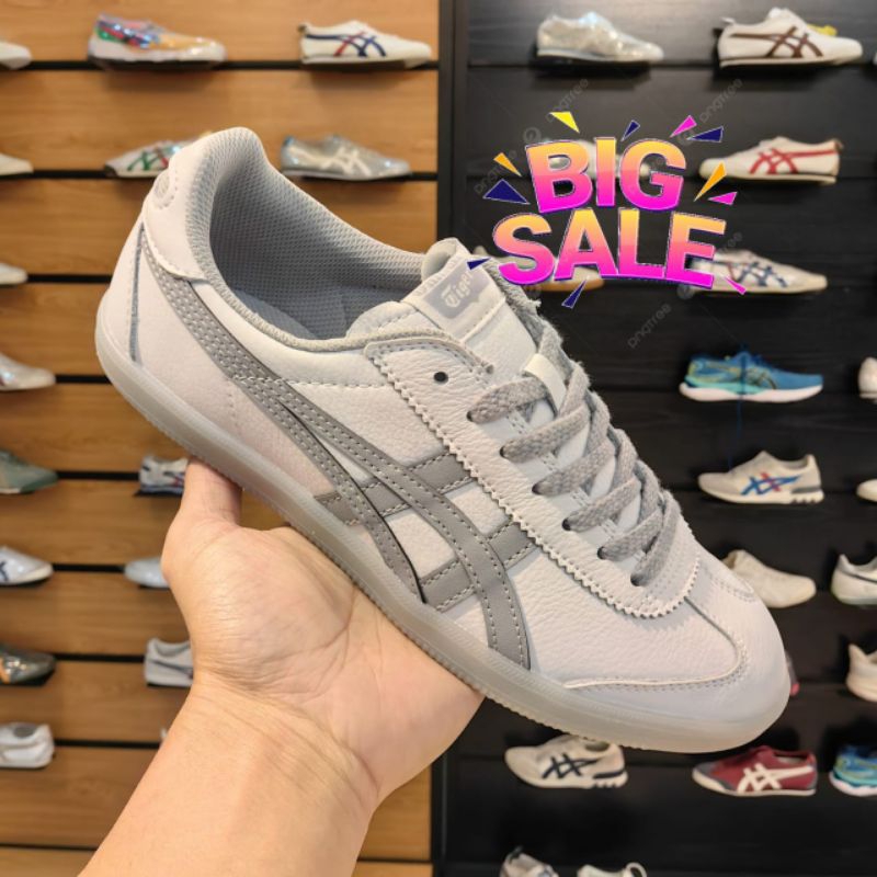 Jual Sepatu 0nitsuka Tiger Mexico 66 Tokuten White Grey | Shopee Indonesia