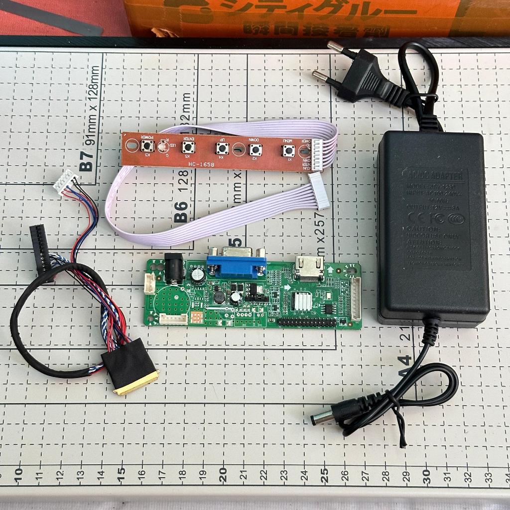 Jual Paket Mainboard Mobo Board Monitor Inverter HDMI VGA Layar Laptop 30P 40P LVDS IPEX ...