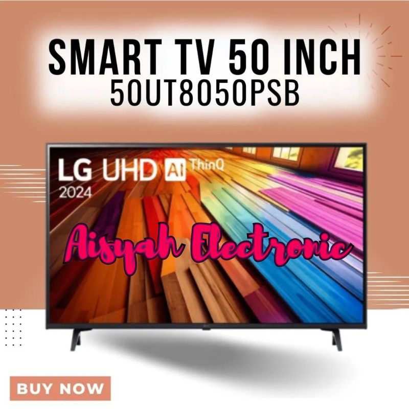 Jual SMART TV LG 50UT8050PSB 50 INCI UHD 4K GARANSI RESMI | Shopee ...