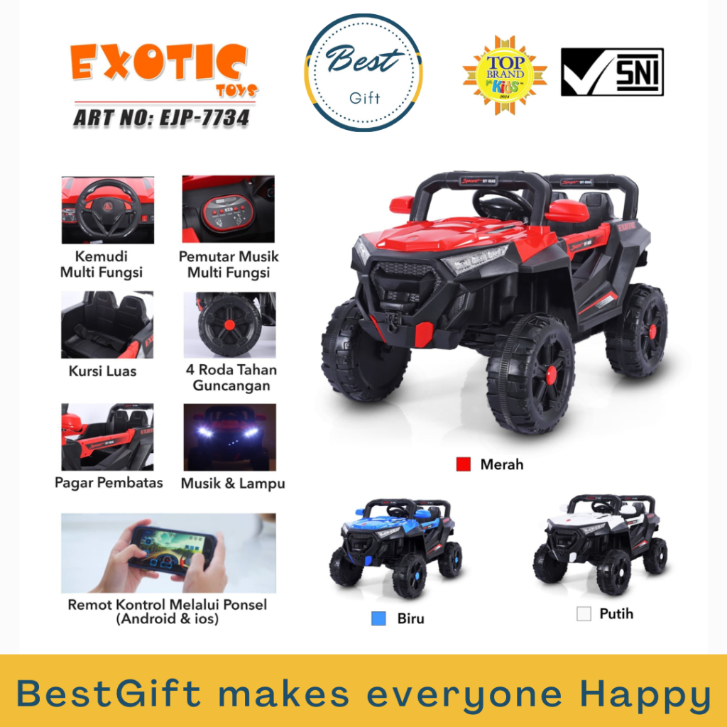 Jual EXOTIC EJP-7734 (BISA AYUN) MOBIL AKI MURAH BERKUALITAS // EJP ...