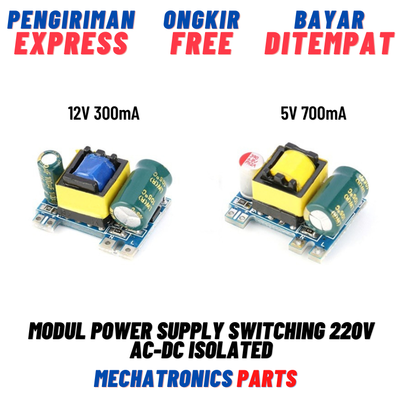 Jual Modul Power Supply Switching 220V AC-DC Isolated 3.6W Voltage ...