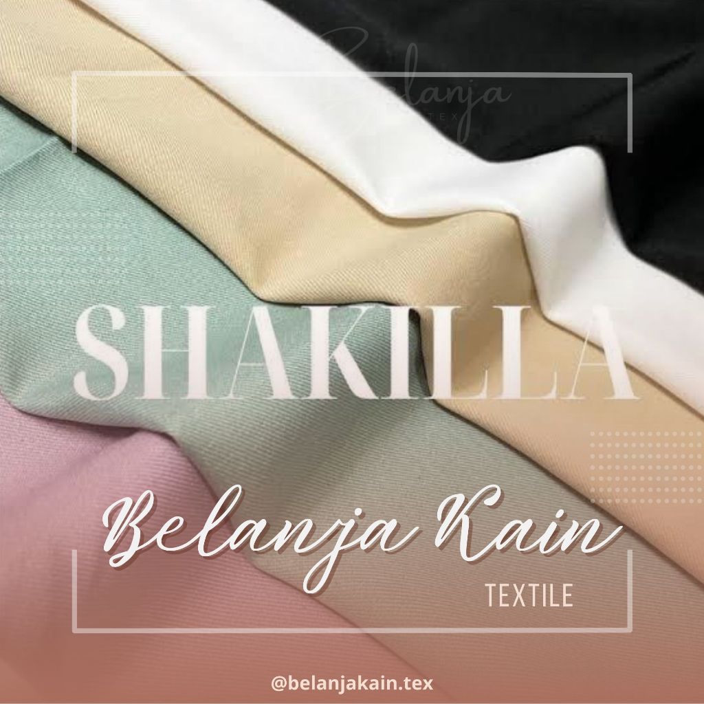 Jual Kain Bahan SHAKILA AMN PREMIUM 4WAY harga per 50cm | Shopee Indonesia