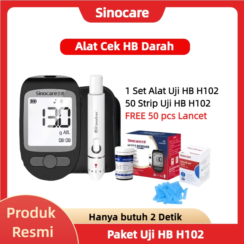 Jual Alat Cek Darah Hemoglobin/Alat Cek HB H101/H102 SINOCARE Cek ...