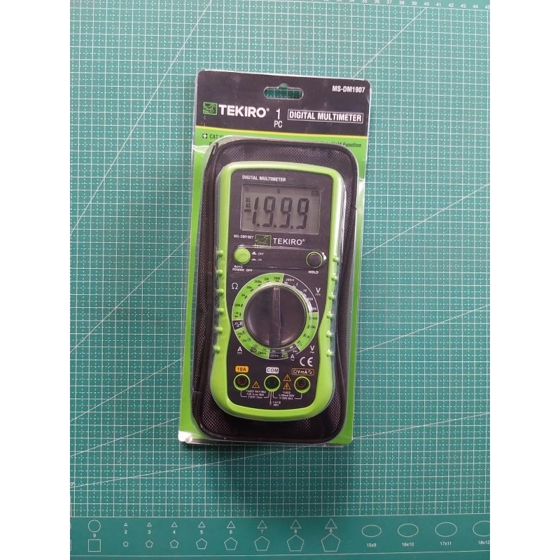 Jual MULTIMETER MULTITESTER AVO METER DIGITAL TEKIRO MS-DM1907 CEK ...