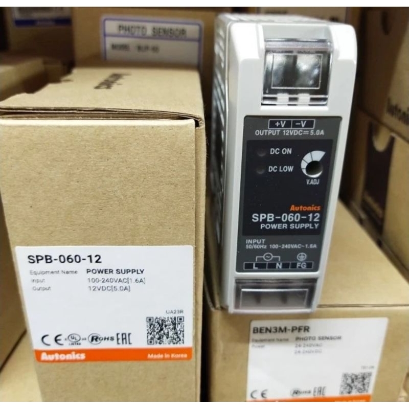 Jual Autonics SPB-060-12 Power Supply 5A 12vdc Autonics SPB-060-12 ...