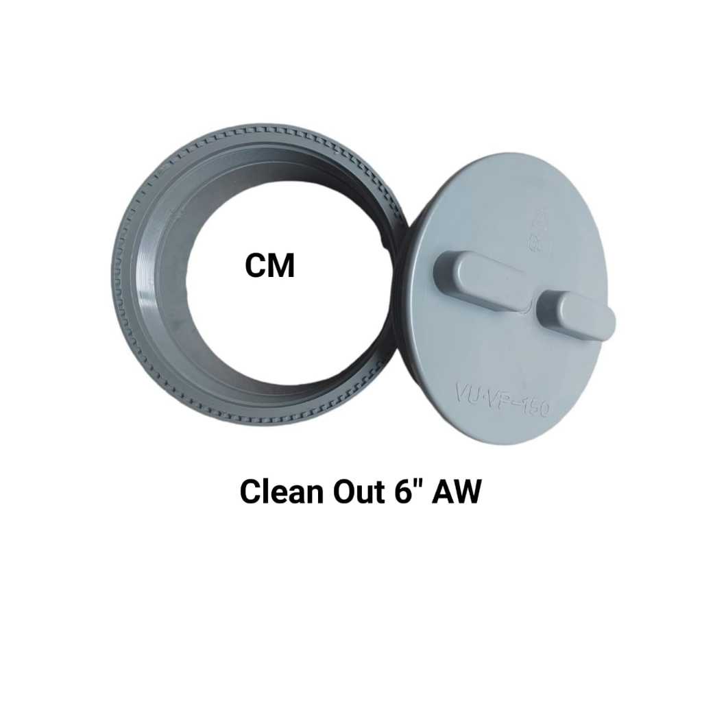 Jual Tutup Septic Tank PVC / Clean Out 6" AW CM | Shopee Indonesia