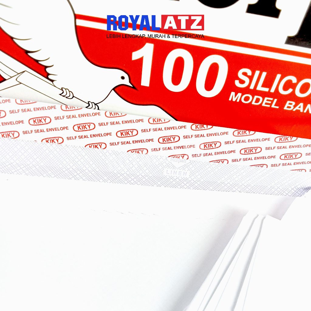 Jual Amplop Besar Putih Polos Merpati Model Banker No.90 (229 x 110 mm ...