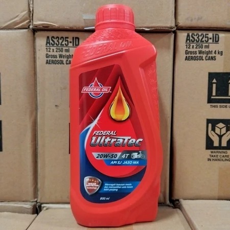 Jual Oli Federal Ultratech 20W-50 1L (1botol) | Shopee Indonesia
