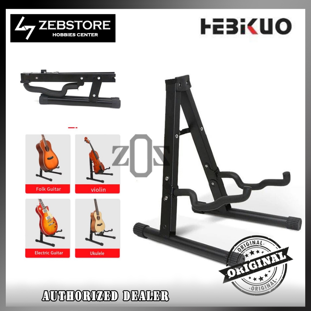 Jual Stand Gitar Ukulele Biola Model A HEBIKUO J-40E Lipat Foldable | Shopee Indonesia