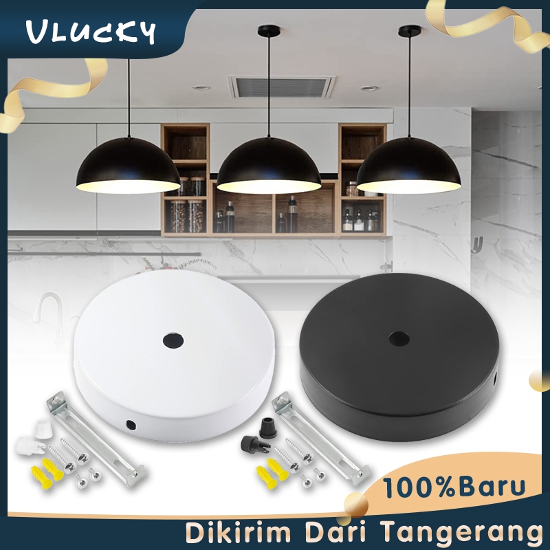 Jual Isi 3 Set Kop Base Plafon Lampu Gantung Canopy Kit Kop Kap Plafon ...