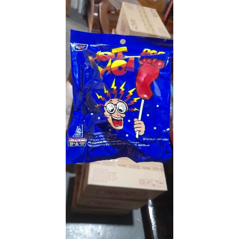 Jual PERMEN SUNDUK HOT HOT POP / KAKI 1 BAG ISI 25 PCS | Shopee Indonesia