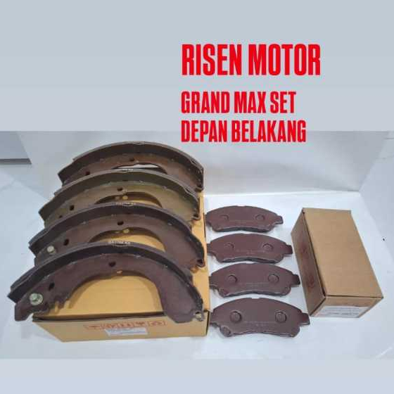 Jual BRAKE PAD BRAKE SHOE GRAND MAX KAMPAS REM SET DEPAN BELAKANG GRAND ...