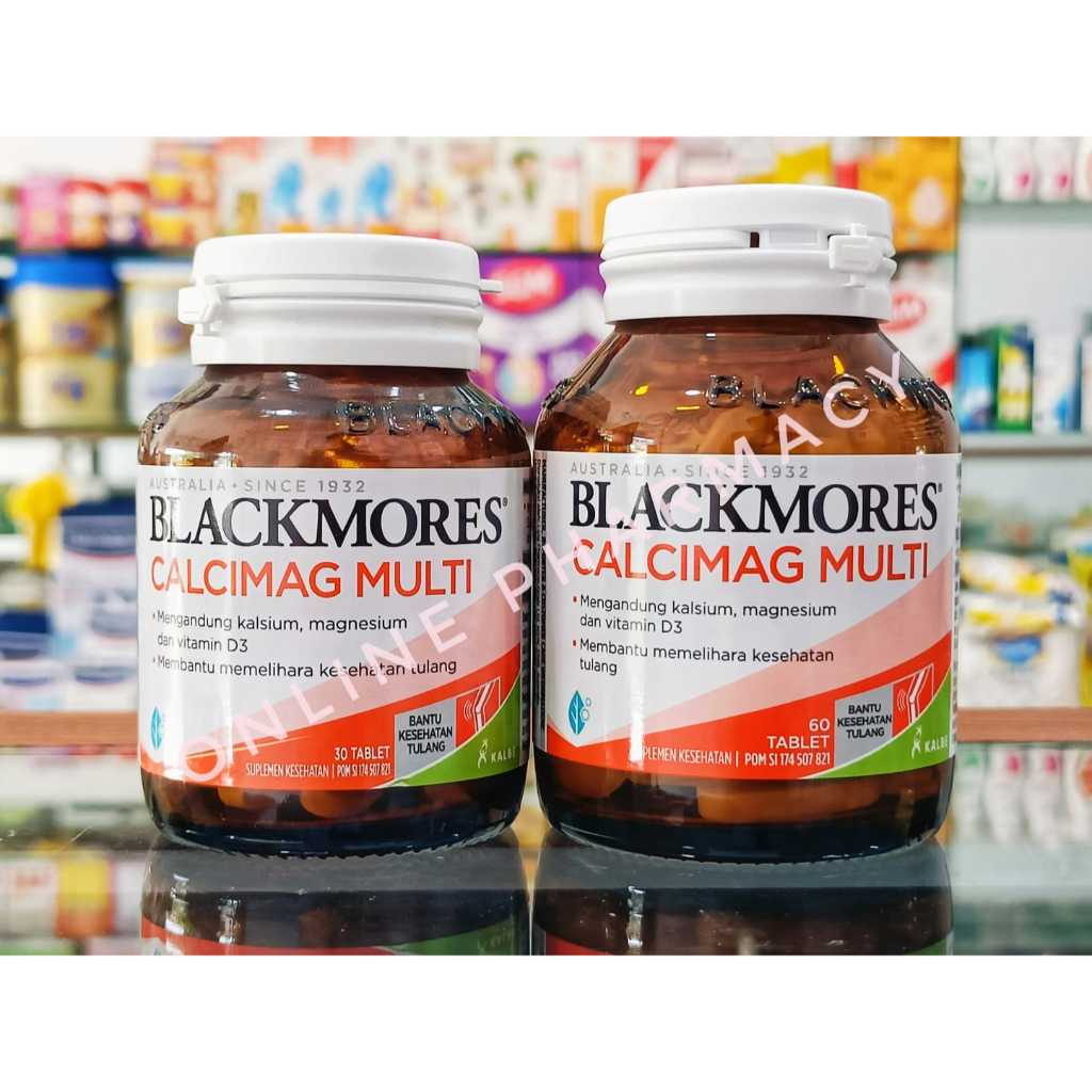 Jual Blackmores Calcimag Multi BPOM Kalbe 𝐒𝐞𝐝𝐢𝐚𝐧 𝟑𝟎 𝐓𝐚𝐛𝐥𝐞𝐭 & 𝟔𝟎 𝐓𝐚𝐛𝐥𝐞𝐭- Kalsium, Magnesium, Asam ...