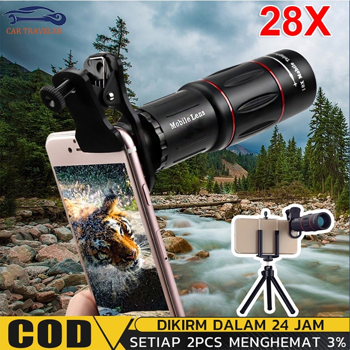 Jual APEXEL 28X Lensa Kamera Zoom Cam Lensa Tele Telezoom Lens Kamera ...