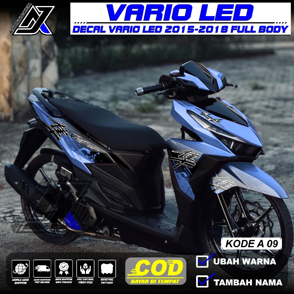 Jual Decal Sticker VARIO 125/150 Old Full Body - Sticker Striping Vario 125/150 LED 2015 2016 ...